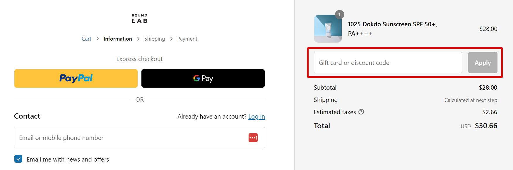 Round Lab Coupon: 20% Off All Single Products | May 2026