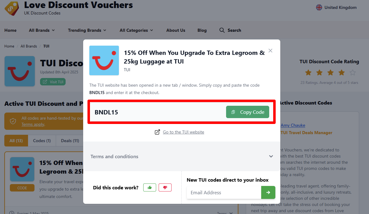 Verified £200 Off | TUI Discount Code | Promo Codes