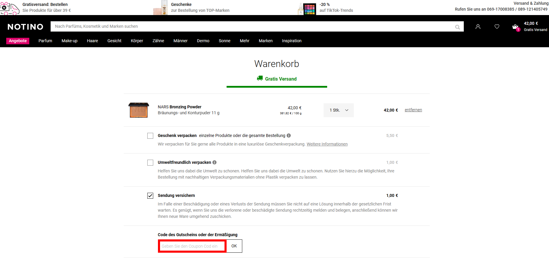 Verifiziert 30% | NOTINO Gutscheincodes December 2025