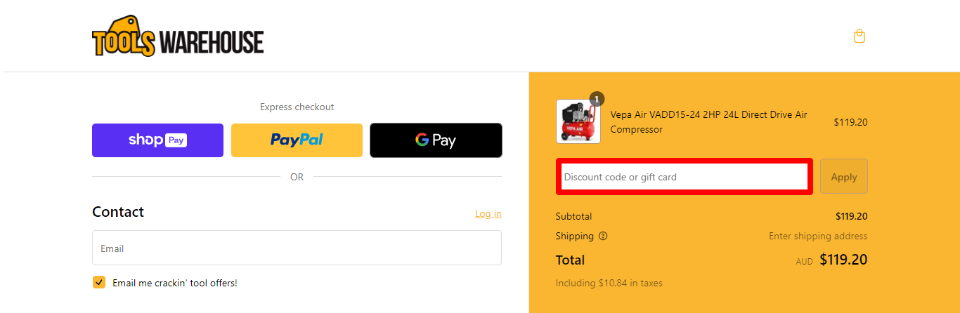 50% Off | Tools Warehouse Coupon Codes for December 2025