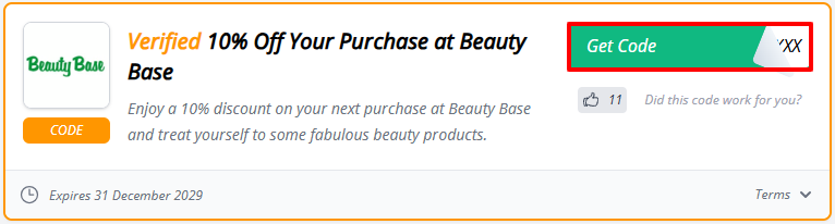 70% Off | Beauty Base Discount Code | November 2025