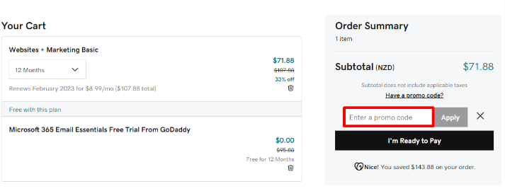 GoDaddy Coupon & Promo Codes December 2025