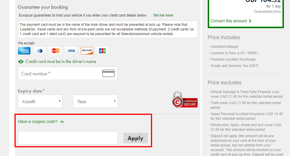 Europcar Coupon Promo Codes August 2022 Europcar Coupon Promo Codes August 2022