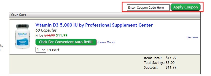 Verified 20% Off | Professional Supplement Center Coupon Codes | Love ...