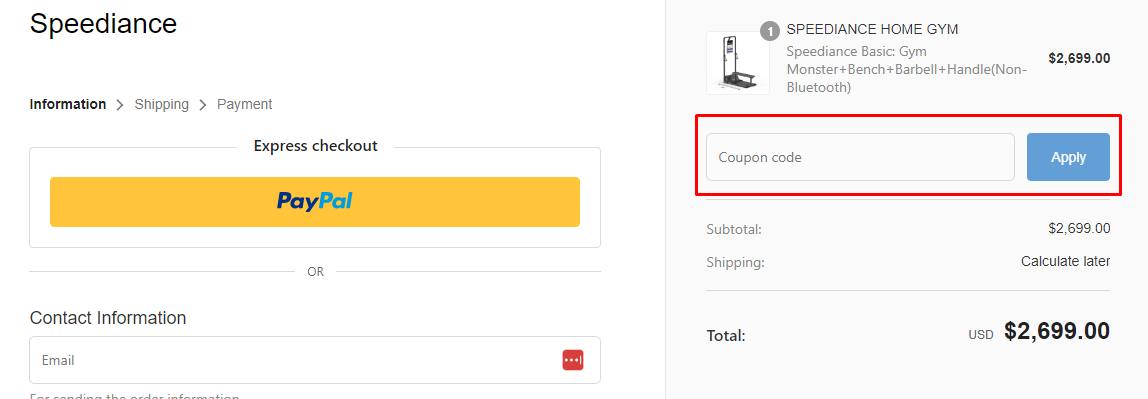 Speediance Coupon & Promo Codes | Verified 5% off