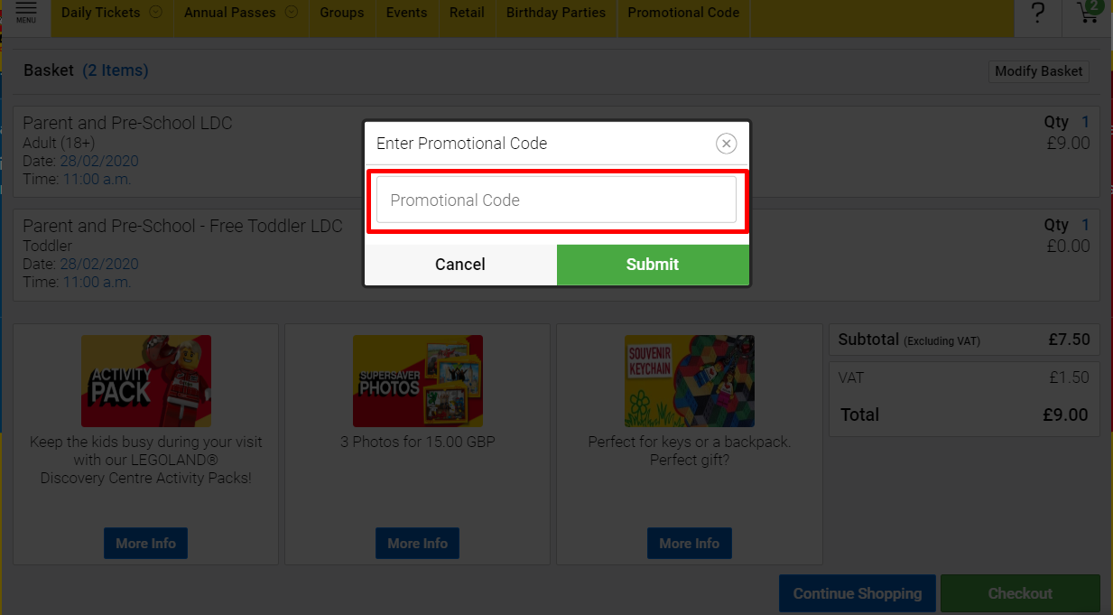Verified Sign Up - LEGOLAND® Discovery Centre Discount & Promo Codes ...