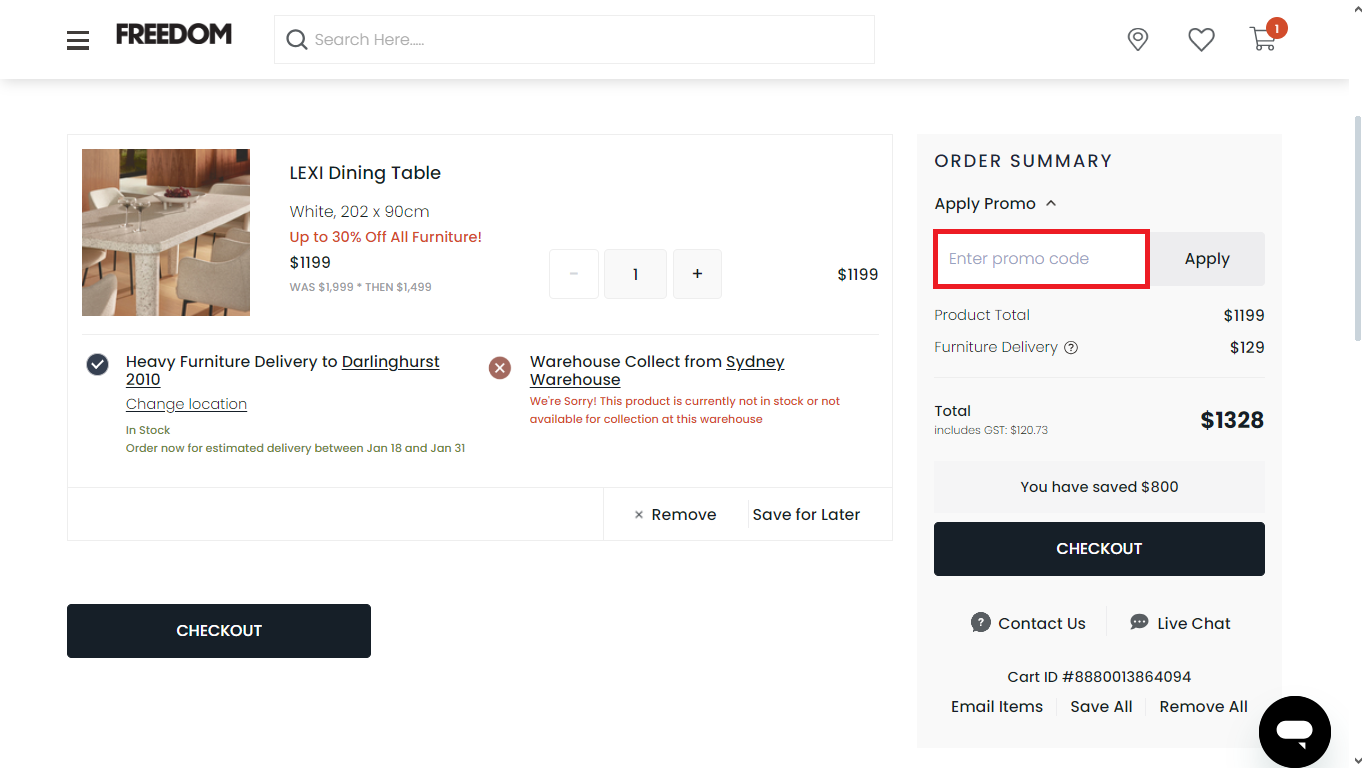 60% Off | Freedom Australia Coupon Codes for December 2025