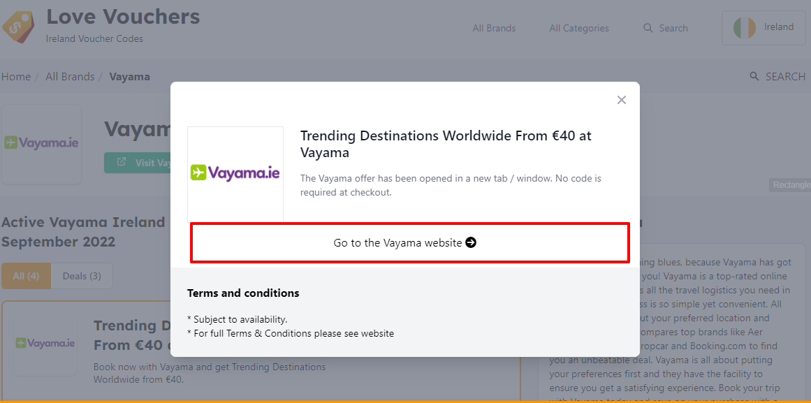 Vayama Discount Code & Promo Codes December 2025
