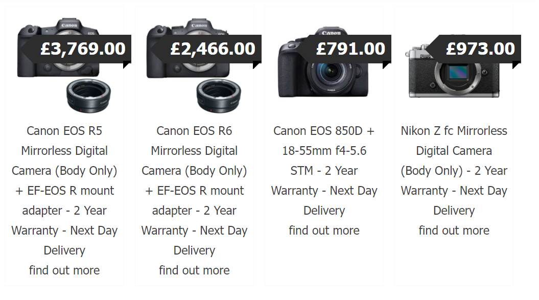 66% off | Next ﻿Day Camera Shop Discount Code December 2025