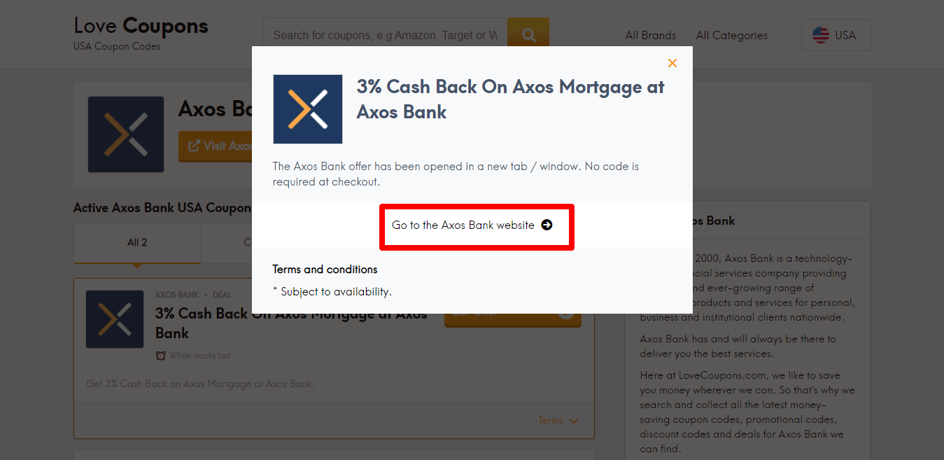 4.46% Off | Axos Bank Coupon Codes | Love Coupons