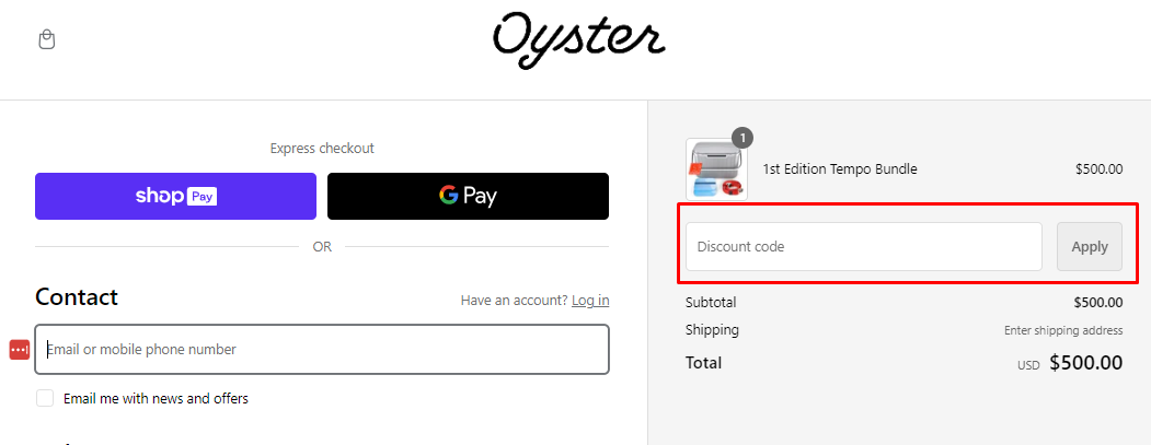 Verified 20% Off | Oyster Cooler Coupon Codes | Love Coupons