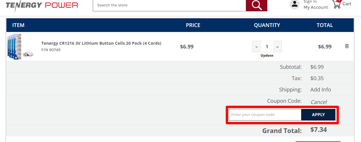 Verified 20% off | Tenergy Coupon & Promo Codes