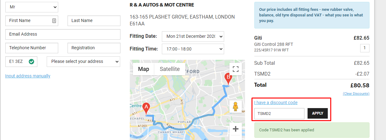 etyres Discount Code December 2025 | Verified £20 Off