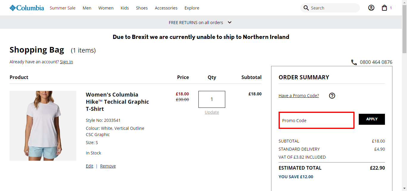 Columbia Discount Code March 2026