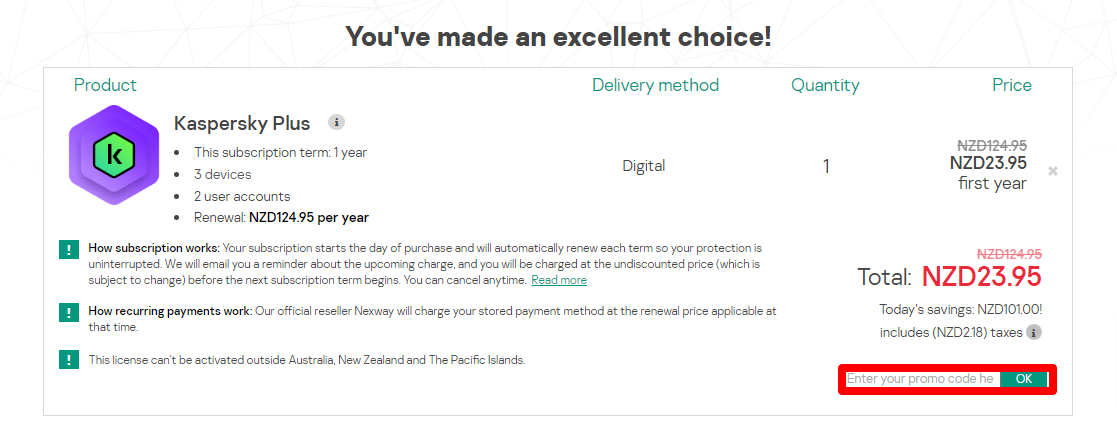 Kaspersky Promo Codes June 2025