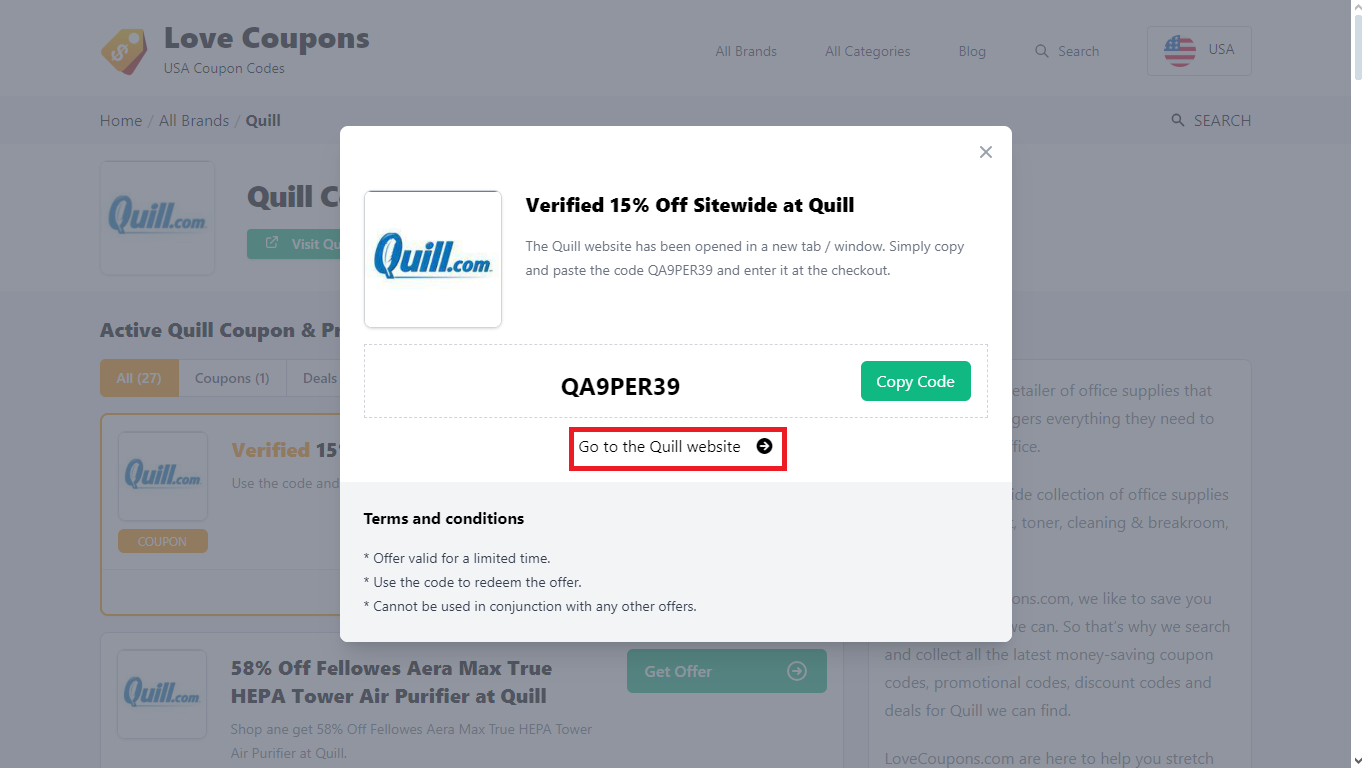 40% Off | Quill Coupon Codes December 2025 | Love Coupons