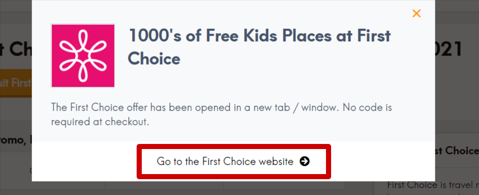 First Choice Discount Code July 2021