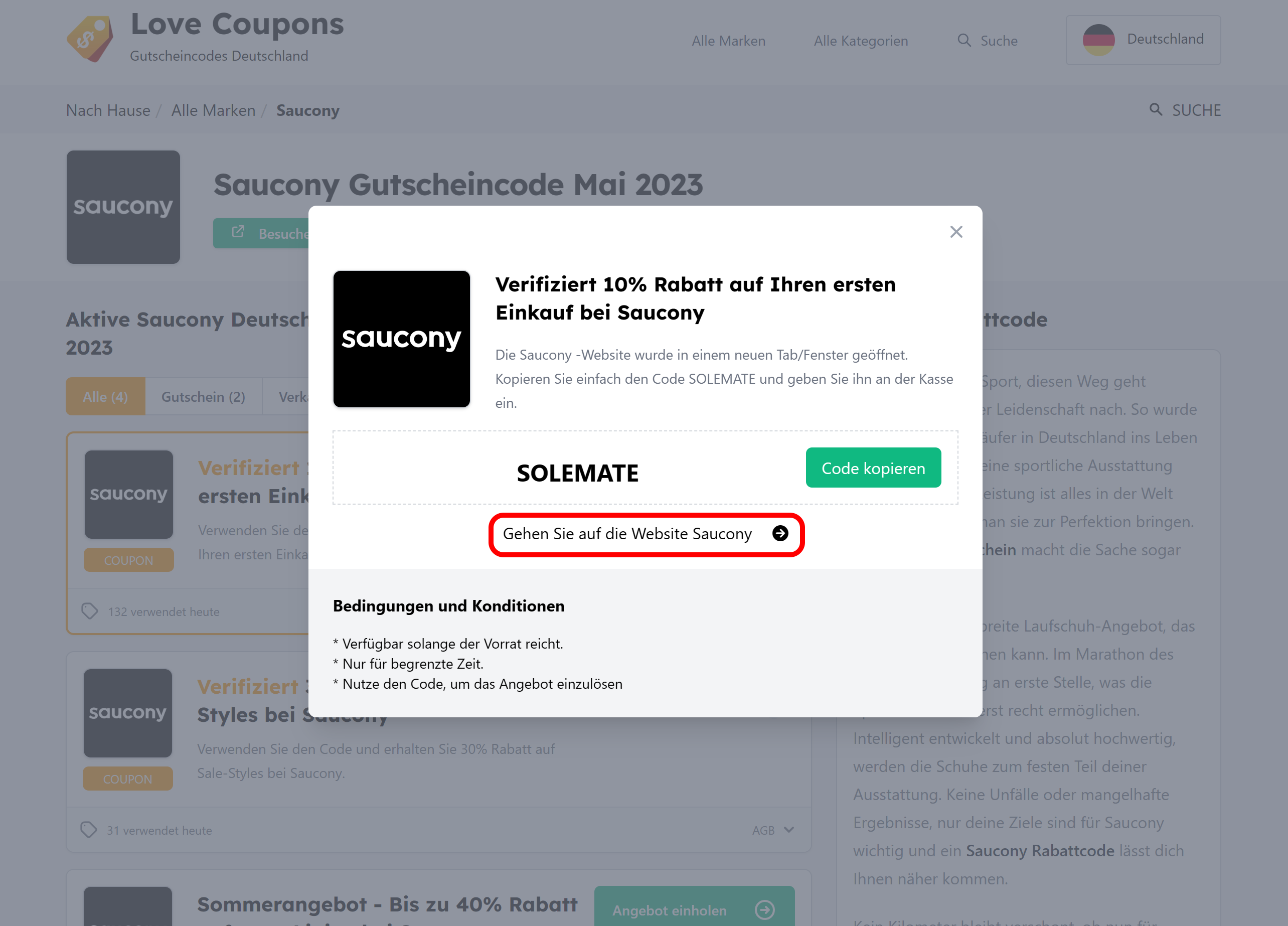 Saucony Rabattcode | Saucony Gutschein | Love Coupons