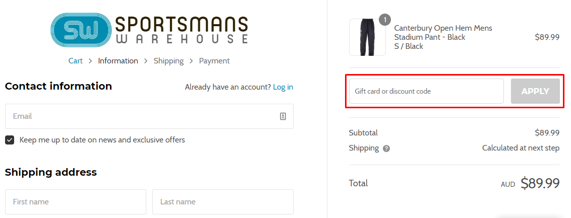 Verified $10 Off | Sportsmans Warehouse AU Coupon Codes for