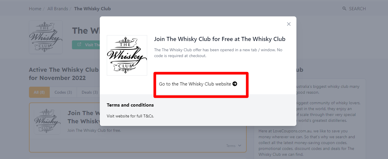 The Whisky Club Promo Codes January 2026