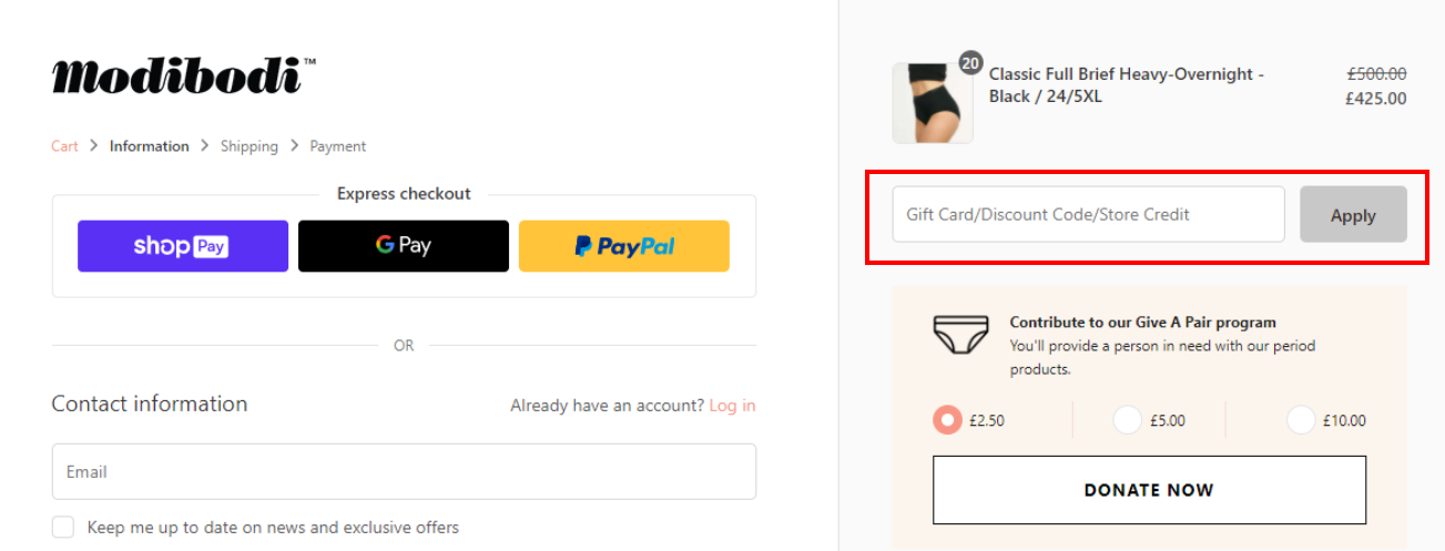 60% off | Modibodi Discount Code November 2024