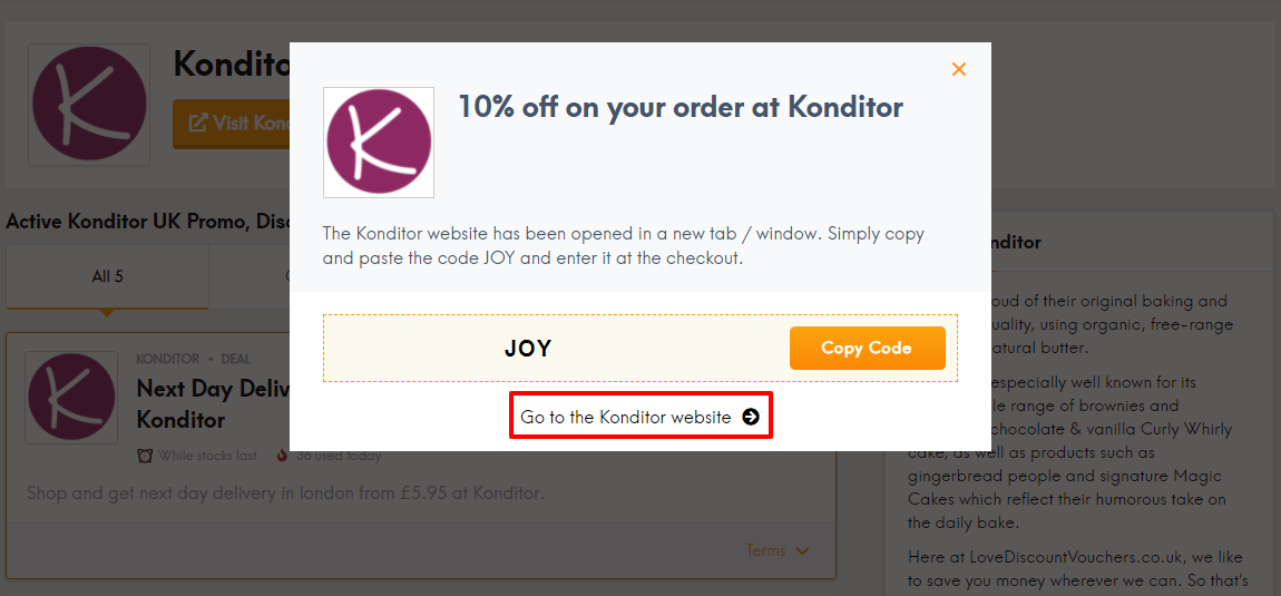 10% off | Konditor Discount Code December 2025