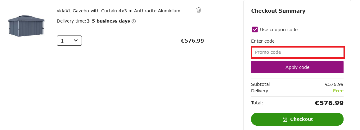 vidaXL Discount: Save 10% on Garden Items | May 2026