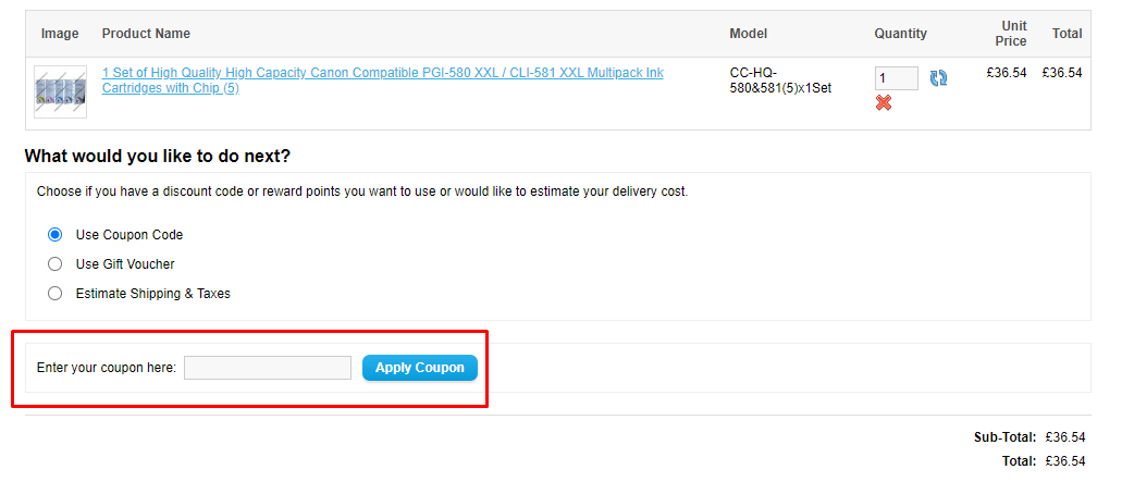 10% off | One Stop Ink Cartridges Discount Code