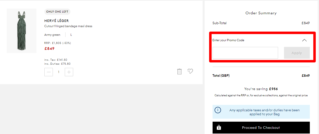 Verified 10% Off | THE OUTNET Coupon Codes for