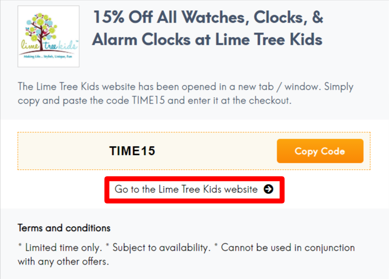 Lime Tree Kids Coupon & Promo Codes | Verified 5% Off